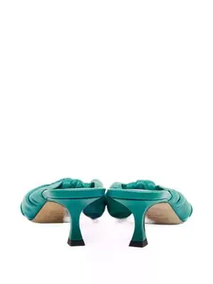 JIMMY CHOO Avenue Knotted Slide Sandals