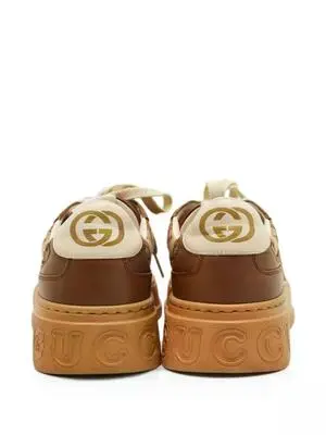 Gucci Chunky B Gg Supreme Low-top Sneakers - Brown