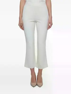 Max Mara Flared-hem Regular-fit Cropped Trousers