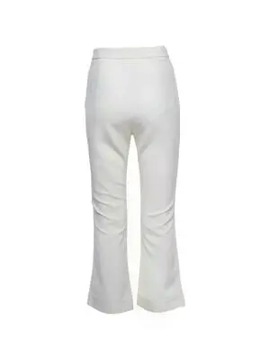 Max Mara Flared-hem Regular-fit Cropped Trousers