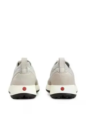 TOD'S Red Dot Socks Sneakers In Knit And Suede
