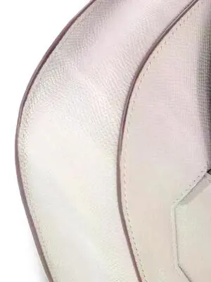 Celine Trotteur Grainy Leather Small Crossbody Bag - Grey