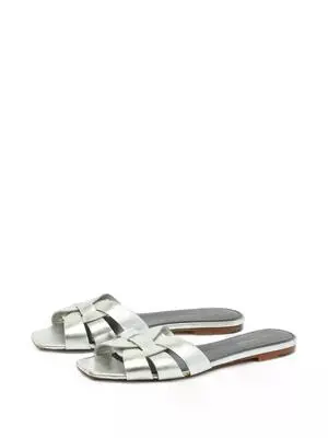 Saint Laurent Tribute Leather Sandals