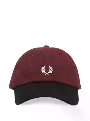 Fred Perry Colour-block Logo Cap - Red