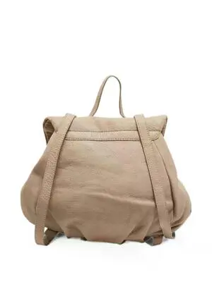 Marc Jacobs Buckle Strap Leather Backpack - Neutrals