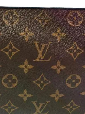 LOUIS VUITTON Mm Voyage Monogram Clutch Bag