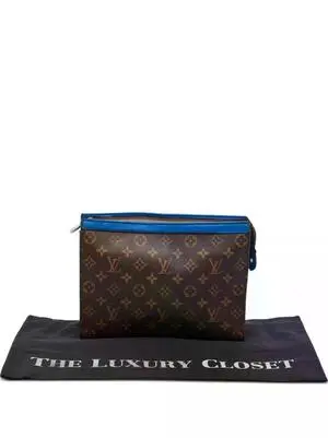 LOUIS VUITTON Monogram Voyage Clutch Bag