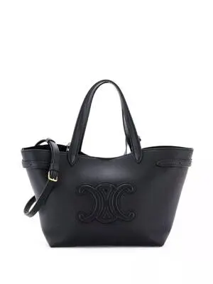 Celine Anais Cabas Leather Medium Tote Bag