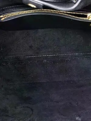 Celine Anais Cabas Leather Medium Tote Bag