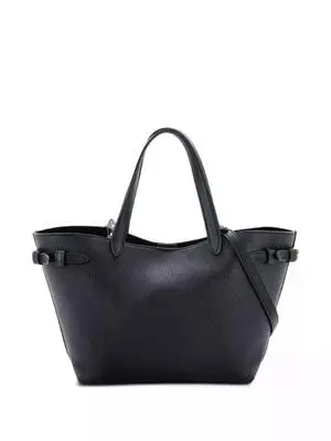 Celine Anais Cabas Leather Medium Tote Bag - Black