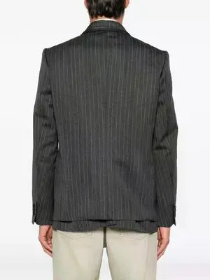 Sacai Pinstripe-pattern Buttoned Blazer