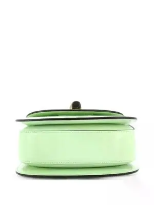 Gucci Bamboo 1947 Top Handle Bag Leather Mini Shoulder Bag - Green