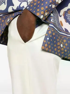 CLIPS Tailored Trousers With Zip Fastening And Elasticated Waistband