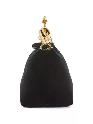 Erdem Mini Bloom Flower-handle Tote Bag - Black