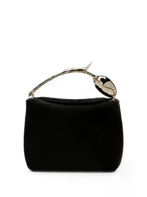 Erdem Mini Bloom Flower-handle Tote Bag - Black