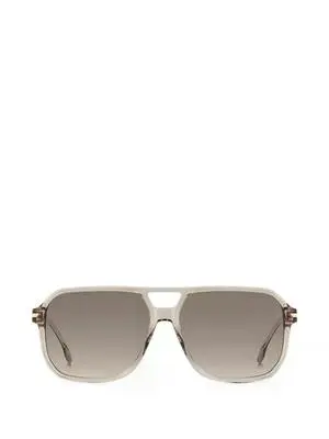 Victoria Beckham Geometric-frame Sunglasses - Neutrals