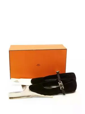 Hermès Jane Buckle-fastening Ballet Flats