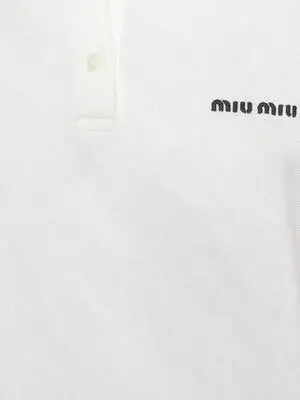 Miu Miu Long-sleeved Polo Shirt