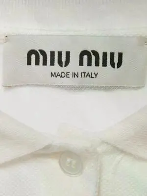 Miu Miu Long-sleeved Polo Shirt