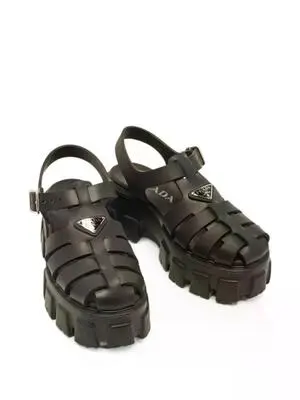 Prada Monolith Platform Sandals
