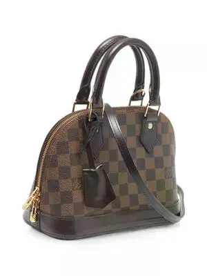 LOUIS VUITTON Bb Alma Damier Ébène Tote Bag