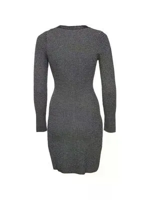 Sandro V-neck Knitted Midi Dress - Blue