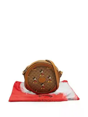 Gucci X Disney Mickey Mouse Micro Gg Supreme Cross Body Bag