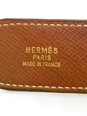 Hermès 1996 H Reversible Leather Belt