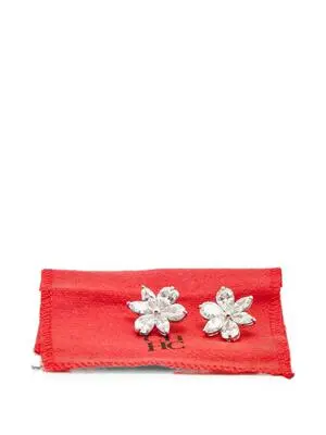 Carolina Herrera Jasmine Crystal-embellished Stud Earrings