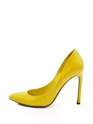 Gucci Leather Heeled Pumps - Yellow