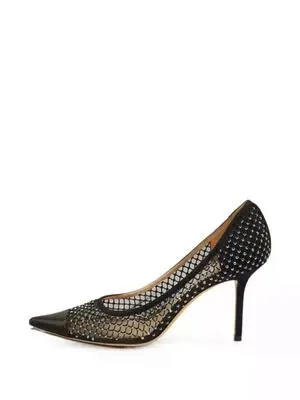 JIMMY CHOO Love Heeled Pumps - Black