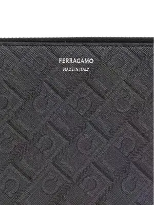 FERRAGAMO Monogram Zip-around Wallet