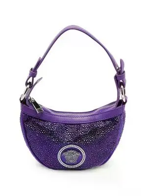 Versace Repeat Medusa Crystal Shoulder Bag