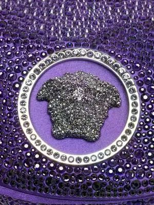 Versace Repeat Medusa Crystal Shoulder Bag