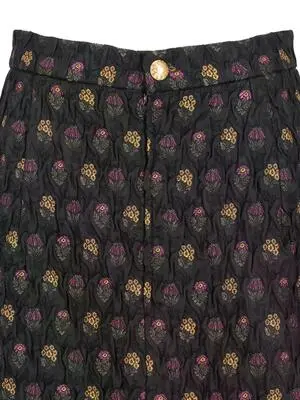 Valentino Garavani Floral Print Pencil Midi Skirt