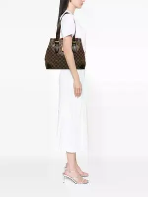 LOUIS VUITTON 2011 Damier Ebene Hampstead Mm Tote Bag