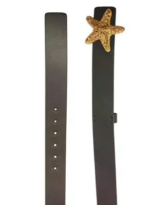 Dior Starfish Buckle Leather Belt