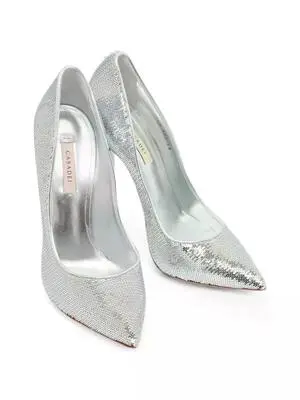 Casadei Blade Sequin Pumps