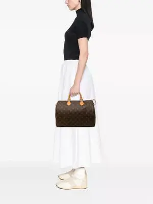 LOUIS VUITTON 1998 Monogram Speedy 35 Boston Bag