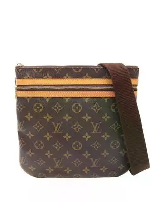 LOUIS VUITTON 2005 Monogram Bosphore Pochette Crossbody Bag - Brown