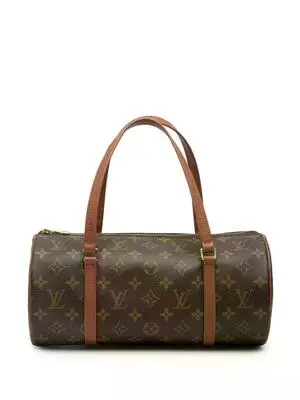 LOUIS VUITTON 1997 Monogram Papillon 30 Handbag - Brown