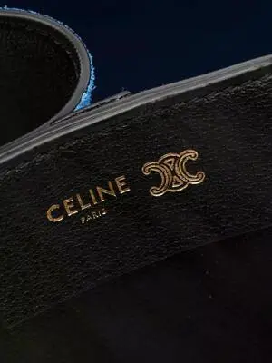 Celine 2026 Small Leather Cube Bag Satchel