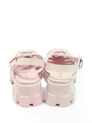 Prada Monolith Slingback Sandals