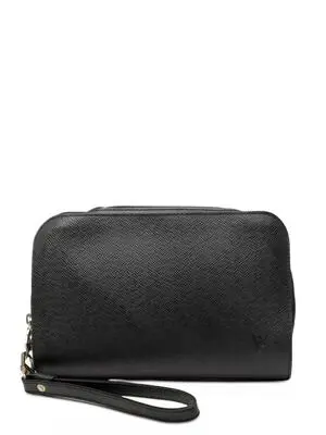 LOUIS VUITTON 2010 Taiga Pochette Baikal Clutch Bag - Black