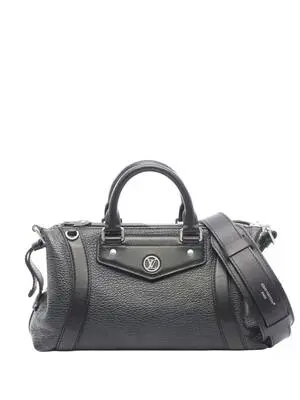 LOUIS VUITTON 2021-2026 Lambskin Biker Pm Satchel - Black