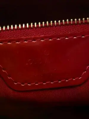 LOUIS VUITTON 2011 Vernis Rayures Wilshire Pm Handbag