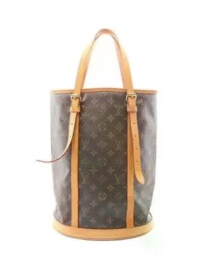 LOUIS VUITTON 2018 Monogram Gm Bucket Bag - Brown