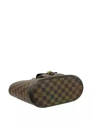 LOUIS VUITTON 2003 Damier Ebene Manosque Pm Shoulder Bag