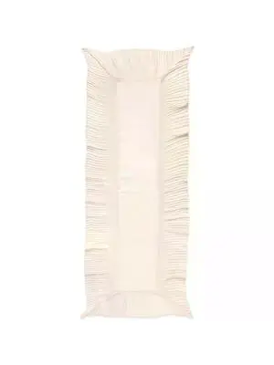 BETTY BARCLAY Plissé-effect Ruffled Scarf - Neutrals