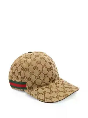 Gucci Gg Monogram Baseball Cap - Neutrals
